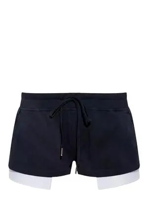 Dsquared2 Layered Drawstring Shorts - Blue