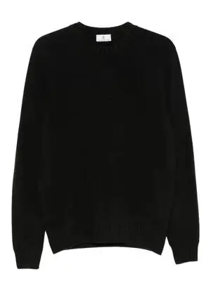 MAGAZZINO RICAMBI Ribbed-trim Crew Neck Sweater - Black