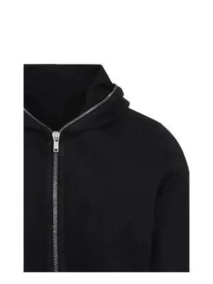 Rick Owens Zip-up Hoodie - Black