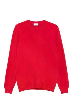 MAGAZZINO RICAMBI Ribbed Trim Sweater - Red