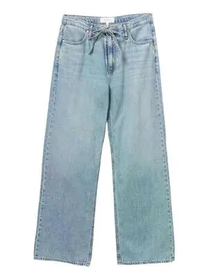 Rag & Bone Phoebe Wide Leg Jeans - Blue