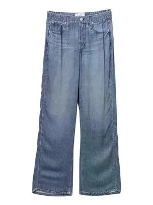 Rag & Bone Wide-leg Denim Trousers - Blue