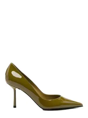 LE SILLA Pointed-toe Stiletto Pumps - Green