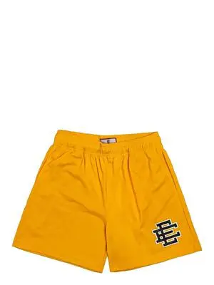 ERIC EMANUEL Mesh Logo Shorts - Yellow