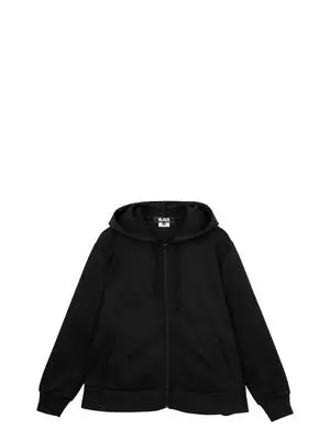 Comme Des Garçons Zip-up Hoodie - Black