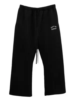 ESSENTIALS Varsity Flare Track Pants - Black