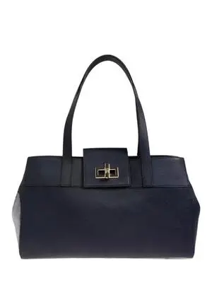 Furla Amelia Leather Shoulder Bag - Blue