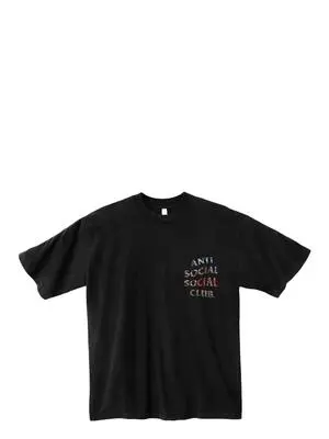 ANTI SOCIAL SOCIAL CLUB Tonkatsu: Fine Wind, Clear Morning Logo-print T-shirt - Black
