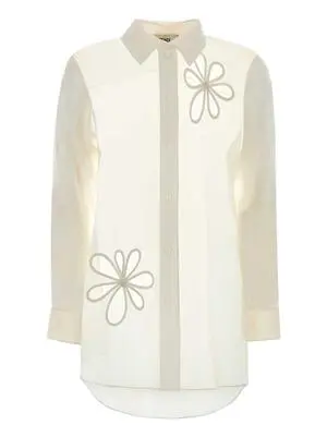 Fendi Organza Shirt - White