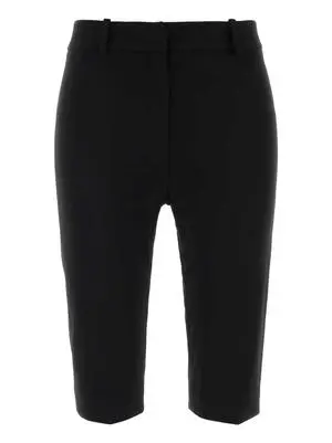 Magda Butrym Crepe Capri Pant - Black