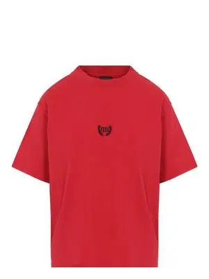 Balenciaga Medium Fit T-shirt - Red