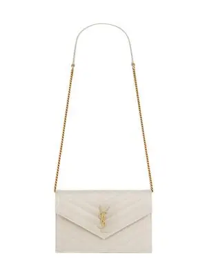 Saint Laurent Envelope Leather Crossbody Bag - Multicolor
