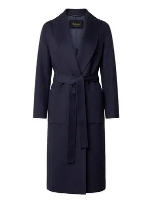 Loro Piana Virgin Wool And Cashmere Coat - Multicolor