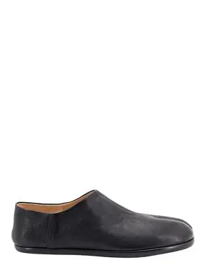 MAISON MARGIELA Tabi Leather Slip-on Shoes - Black