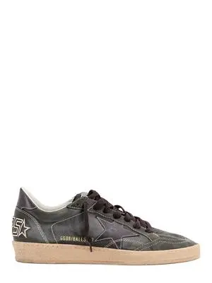 GOLDEN GOOSE Ballstar Leather Sneakers - Multicolor