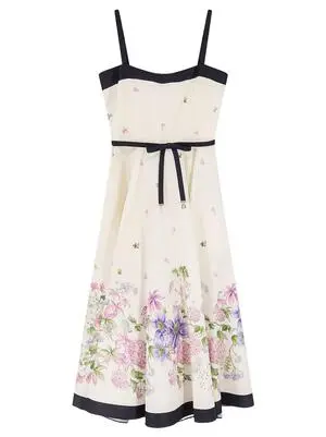 DIOR DIOR Multicolor Printed Silk Dress