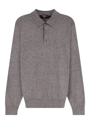 Loro Piana Ice Wish Melange Cotton Polo Shirt - Multicolor