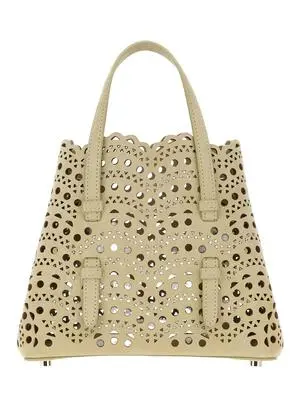 Alaïa Sage Nubuck Mina 20 Handbag - Green