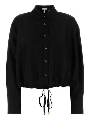 Loewe Viscose Blend Shirt - Black