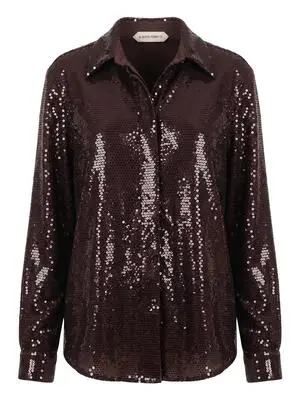 Alberta Ferretti Sequined Shirt - Multicolor