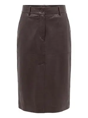P.a.r.o.s.h Leather Skirt - Multicolor