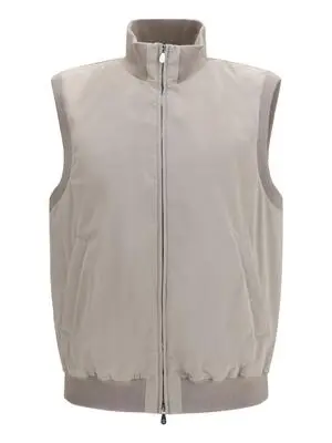 Brunello Cucinelli Sleeveless Vest Jacket - Gray