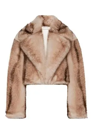 Sportmax Quantum" Faux Fur Coat - Multicolor