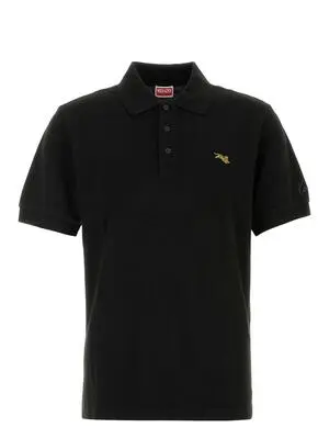 Kenzo Piquet Polo Shirt - Black