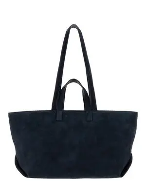 A.p.c. A.P.C. Le Drummer Shopping Bag In Suede Blue