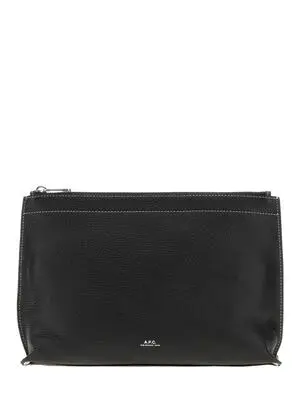 A.p.c. Leather Pouch - Black
