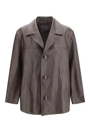 Saint Laurent Grain De Poudre Jacket - Black