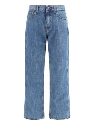 Burberry Straight Leg Jeans - Blue