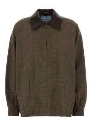 Prada Embroidered Wool Jacket - Multicolor