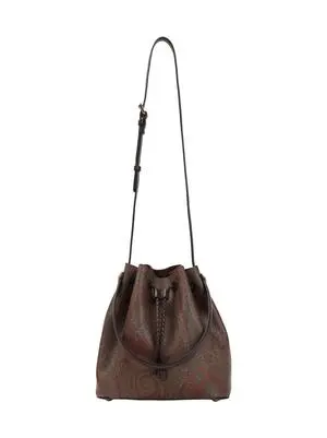 Etro Small Bucket Bag - Brown