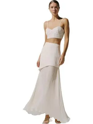 BAOBAB BAOBAB Roma Maxi Skirt - Ivory Ivory