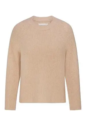 WILLIAMS ATHLETIC CLUB Cashmere Crewneck Sweater - Sand Beige