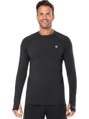 Coolibar Coolibar Sonora Agility Long Sleeve Performance T-Shirt Black
