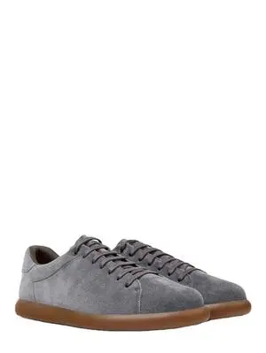 Camper Camper Pelotas Soller Suede Lace-Up Sneakers Medium Gray