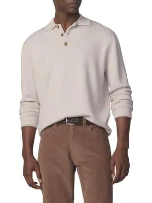 Joe's Jeans Long Sleeve Merino Wool Polo - Ancient Scroll