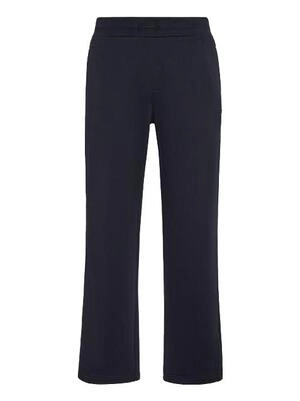 BILLIONAIRE Tracksuit Trousers With Alcantara Stripes - Navy