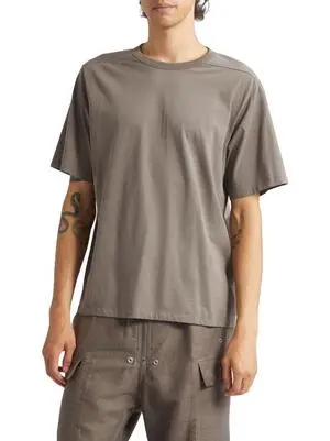 Rick Owens Brad Cotton T-shirt - Dust