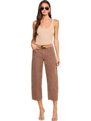 L'AGENCE L'AGENCE Mallis Corduroy Bow-Leg Pants