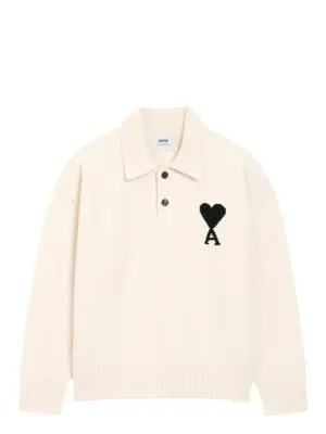 AMI Paris Ami Paris Logo Detail Sweater Sleeveless