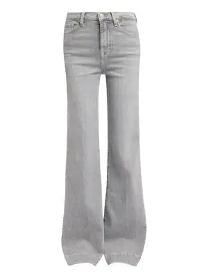 7 For All Mankind 7 For All Mankind Flared-Leg Jeans Grey