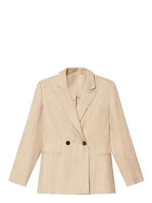 ISABEL MARANT ÉTOILE Isabel Marant Ranya Double-Breasted Pinstripe Blazer
