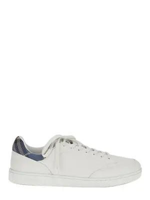 Burberry Low-top Sneakers With Checked Heel Detail - Ft
