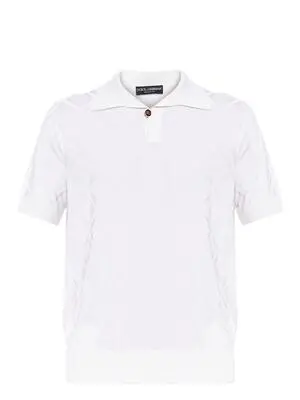 DOLCE & GABBANA Dolce & Gabbana Men's Short-Sleeve Polo Shirt
