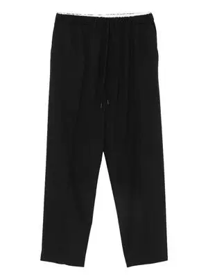 MAISON MARGIELA Tapered Trousers - Washedblac