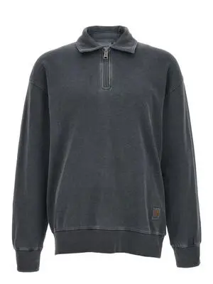 Carhartt Work In Progress Harper Half-zip Polo Shirt - Carbon