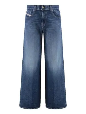 DIESEL® High-rise Wide-leg Jeans - Denim